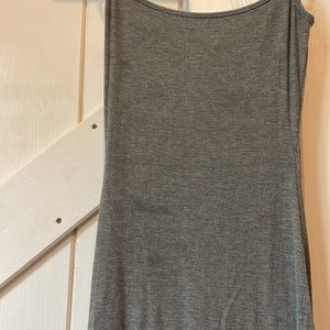 SKIMS | Dresses | Skims Maxi Lounge Slip Dress Heather Grey | Poshmark